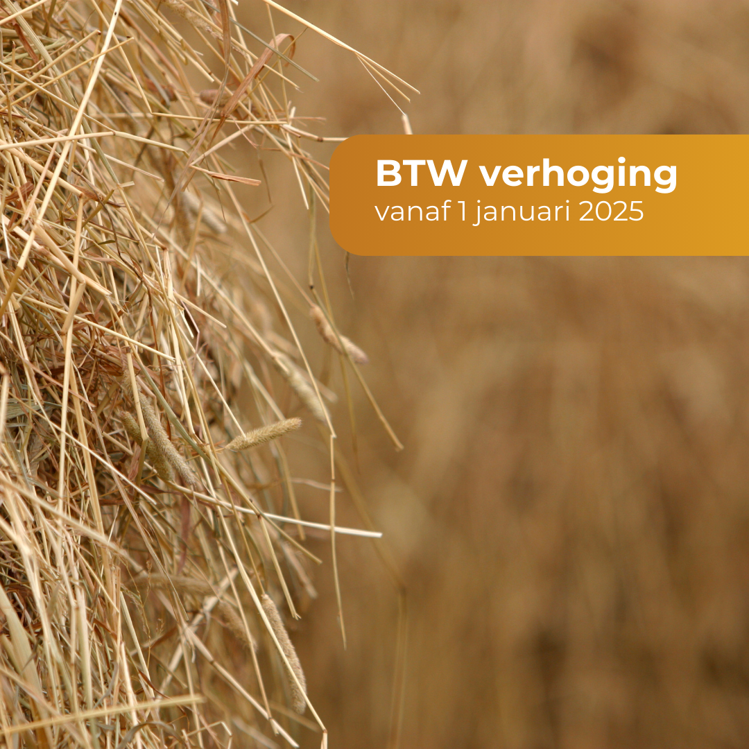 BTW verhoging ruwvoer en bodembedekkers | Hay to You